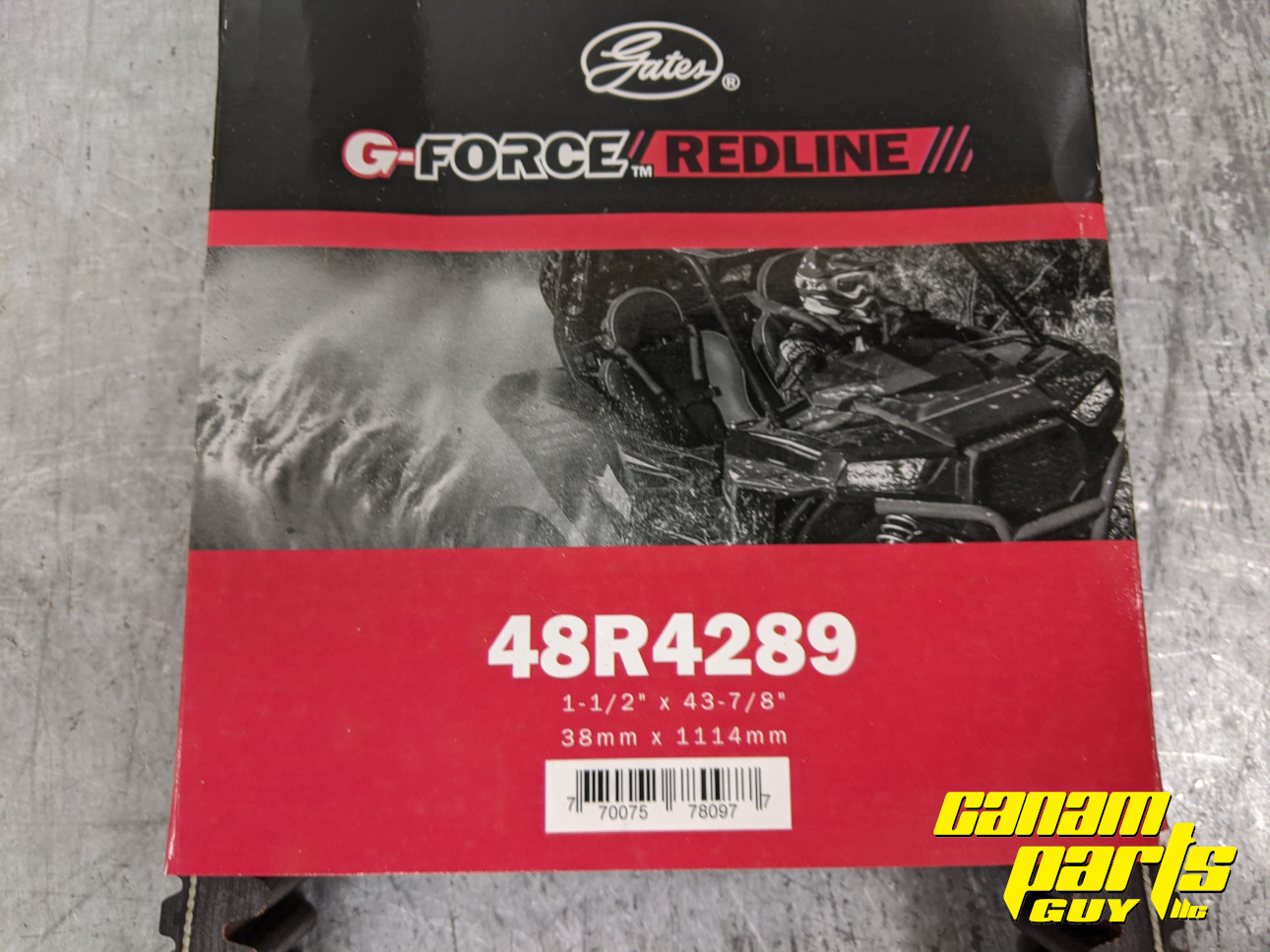 Gates G-Force RedLine CVT Belt 48R4289 - Canam Parts Guy