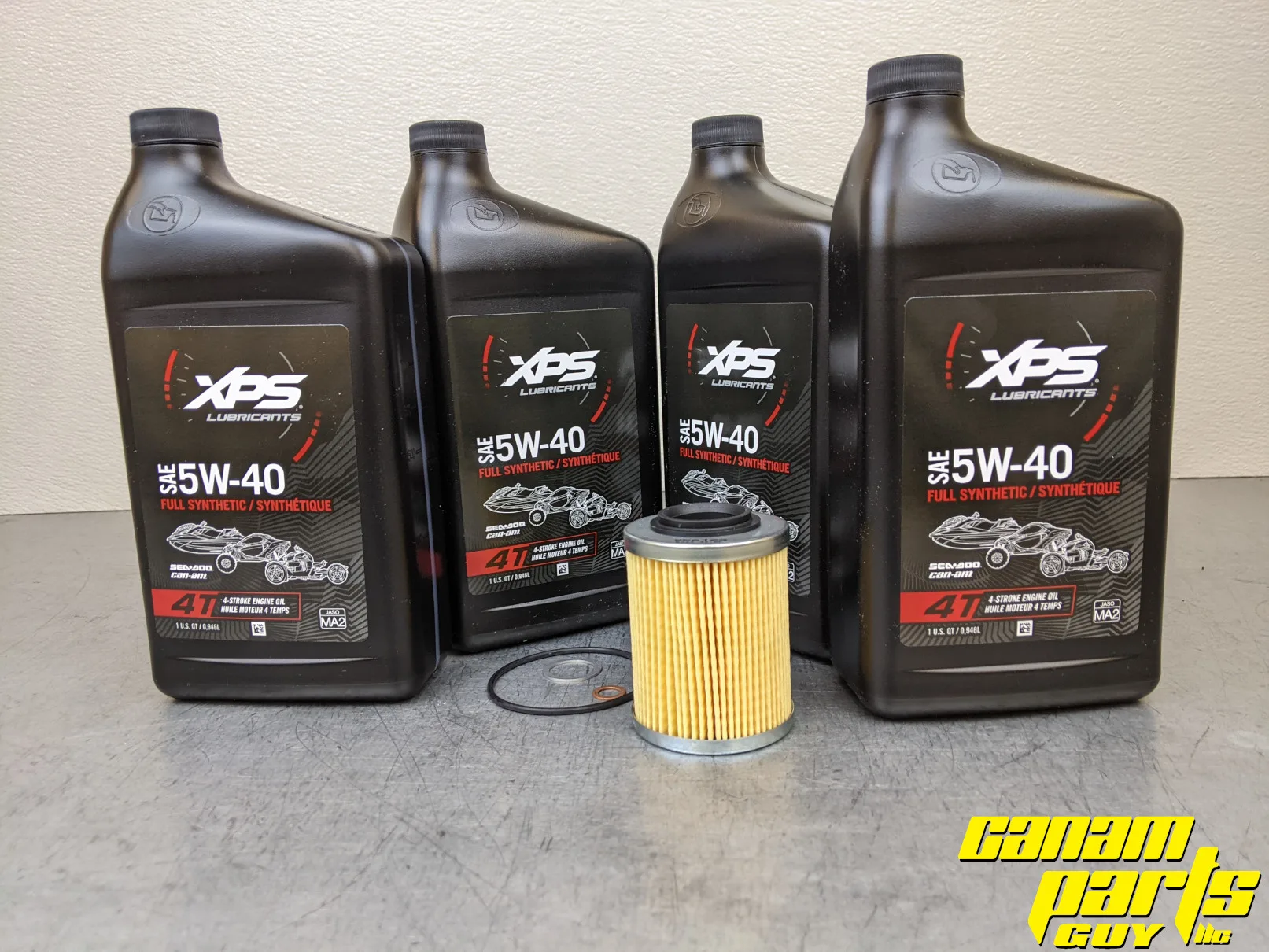 NEW OEM X3 Rotax 900 Ace Engine Oil Change Kit 5W-40 Synthetic - Canam ...