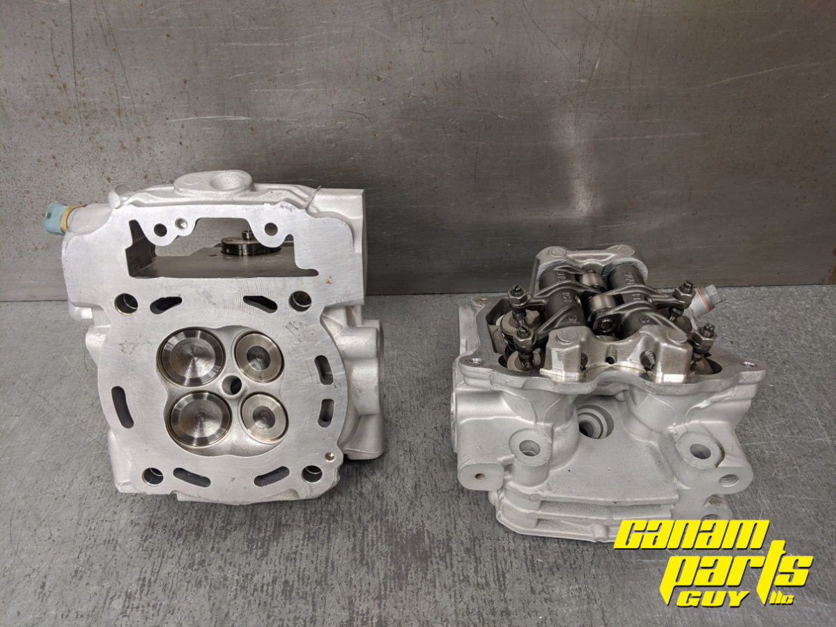 USED Pair of 1000 Cylinder Heads OEM ROTAX - Canam Parts Guy