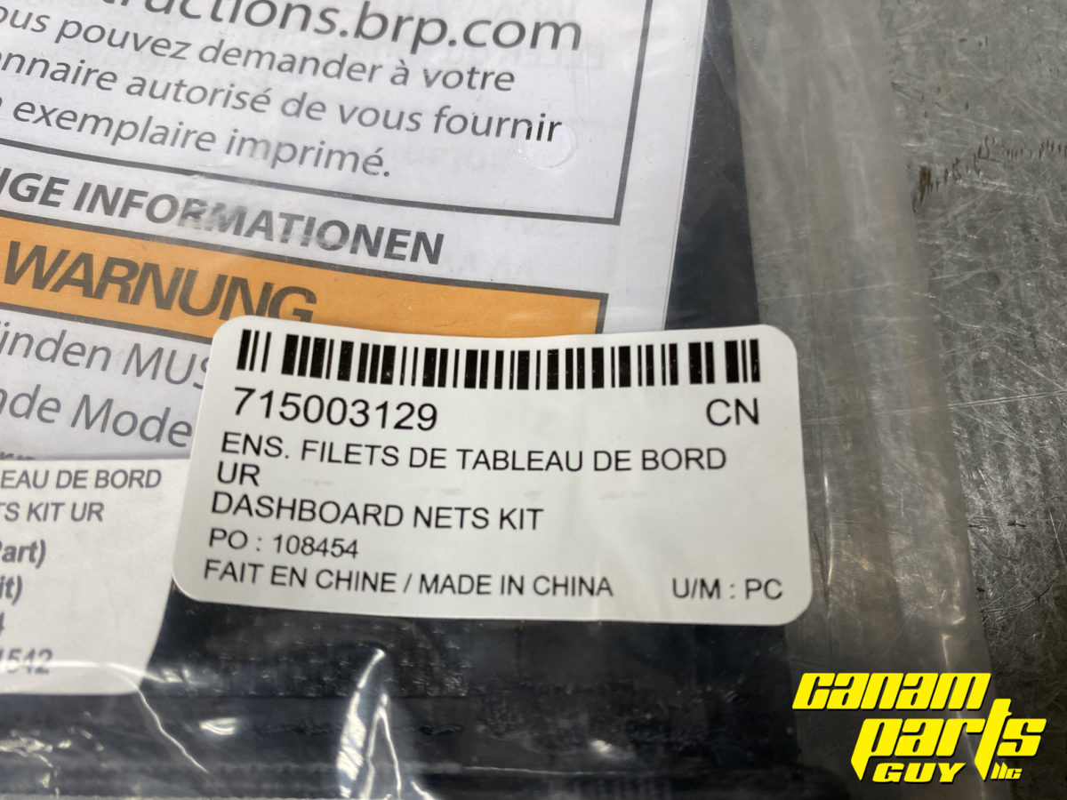 Dash Storage Compartment Nets 715003129 – Canam Parts Guy