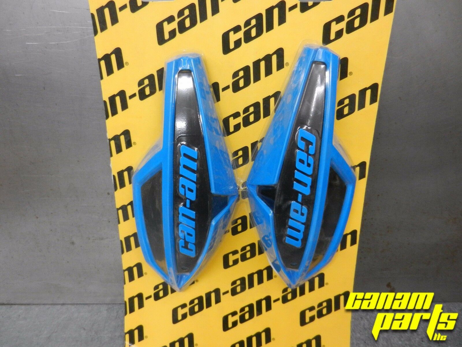 Octane Blue-Black Handlebar Wind Deflector – Can-am Parts Guy