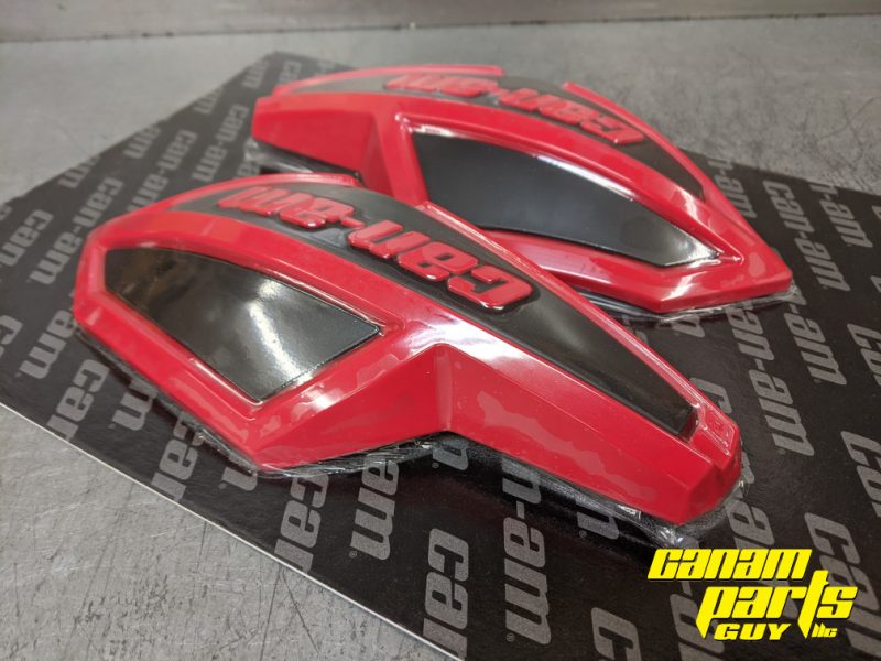 Viper Red Handlebar Wind Deflector - Canam Parts Guy