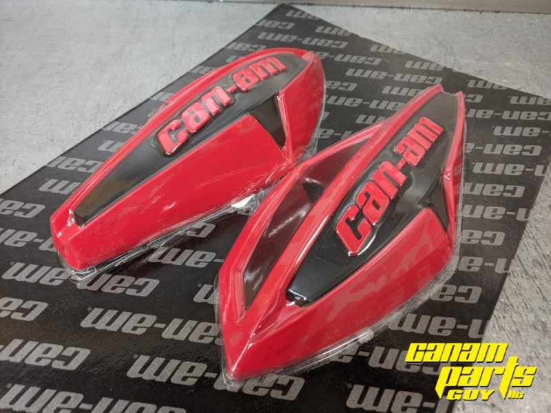 Viper Red Handlebar Wind Deflector - Canam Parts Guy