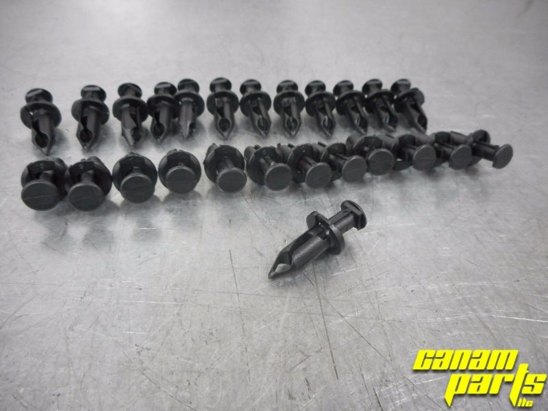 25 Plastic Fender Rivets Clips ATV UTV - Canam Parts Guy
