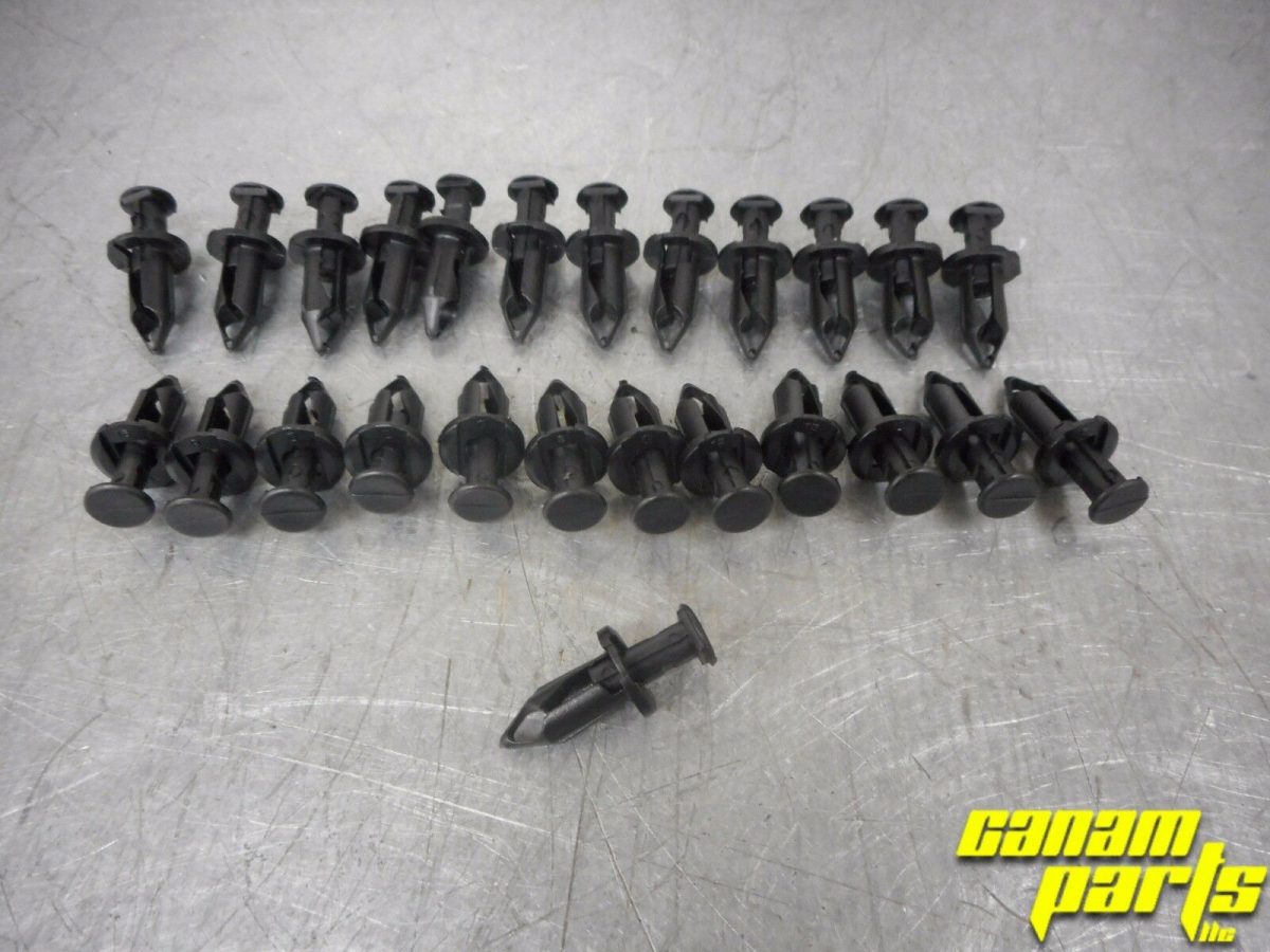 25 Plastic Fender Rivets Clips ATV UTV - Canam Parts Guy