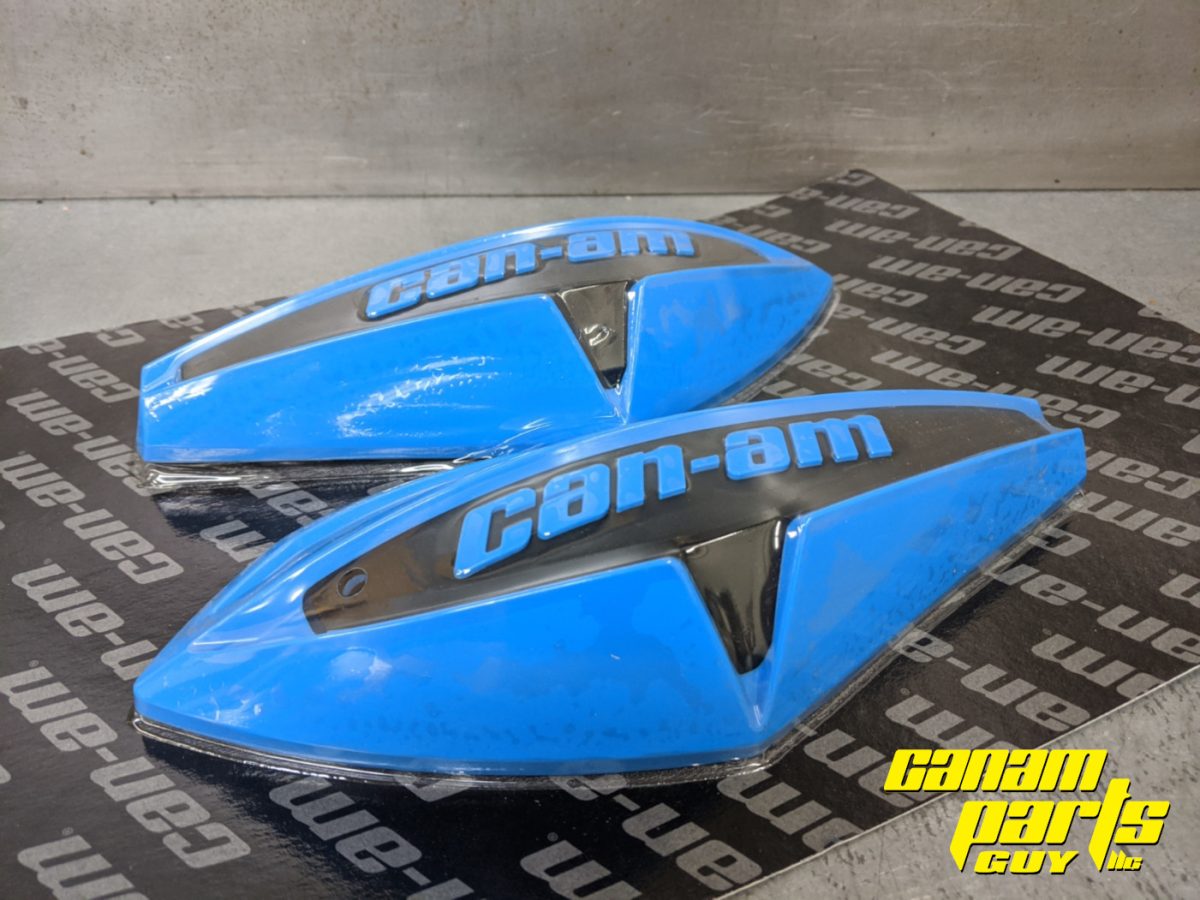 Octane Blue-Black Handlebar Wind Deflector - Canam Parts Guy