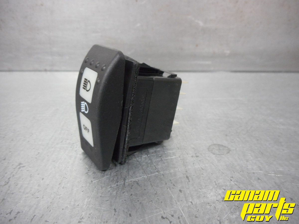 New OEM SXS Light Switch 3 POS ROCKER HIGH/LOW/OFF - Canam Parts Guy