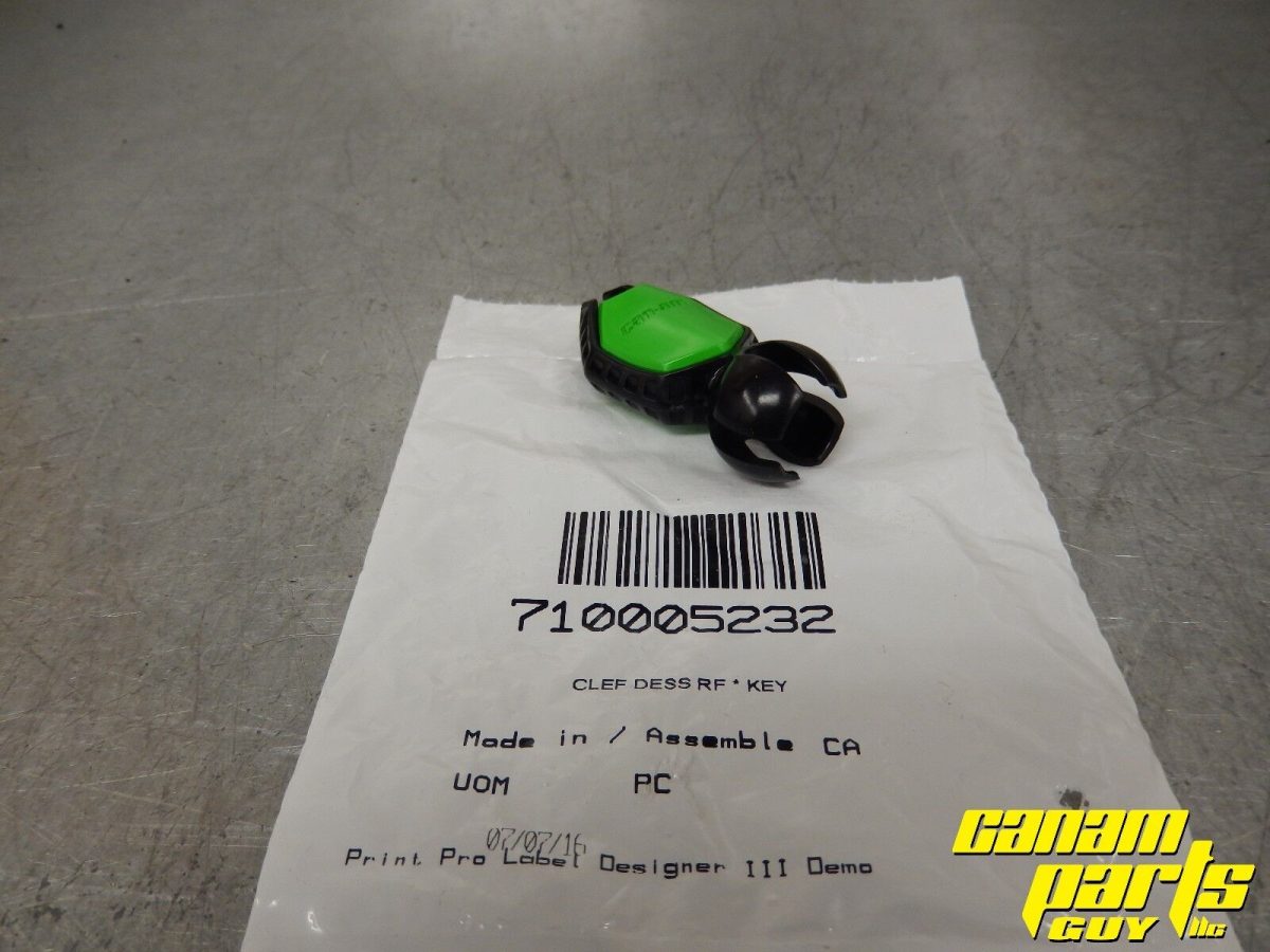 Can Am Maverick X3 Outlander Renegade Green RFID Ball Ignition Key ...