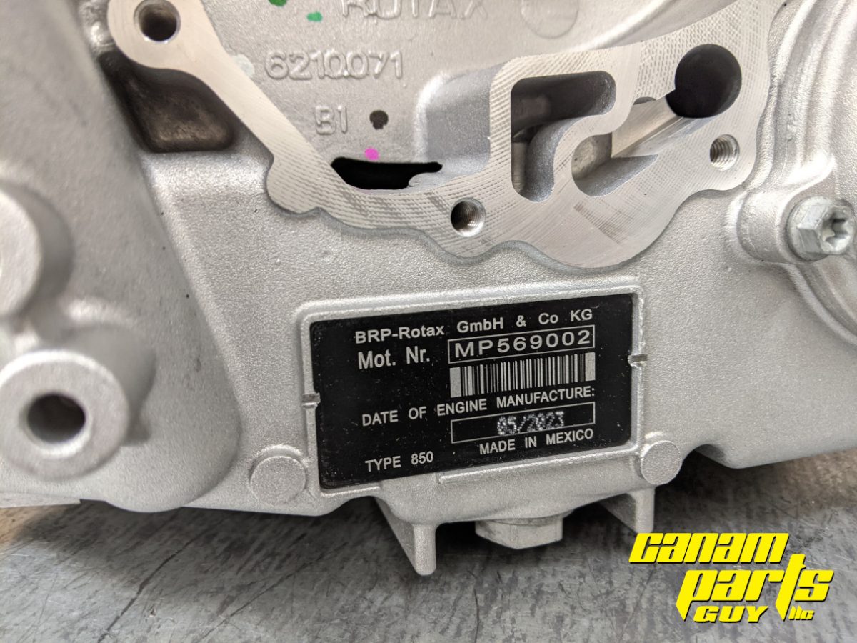 NEW OEM BRP Rotax Long Block 850 Engine Motor 420085010 - Canam Parts Guy
